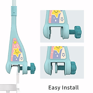 Eners Baby Musical Crib Mobile with Night Lights and Rotation, Rattles, Remote Control,Comfort Toys for Newborn Infant Boys Girls Toddles (Green)