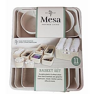 mesa 11pc storage basket set