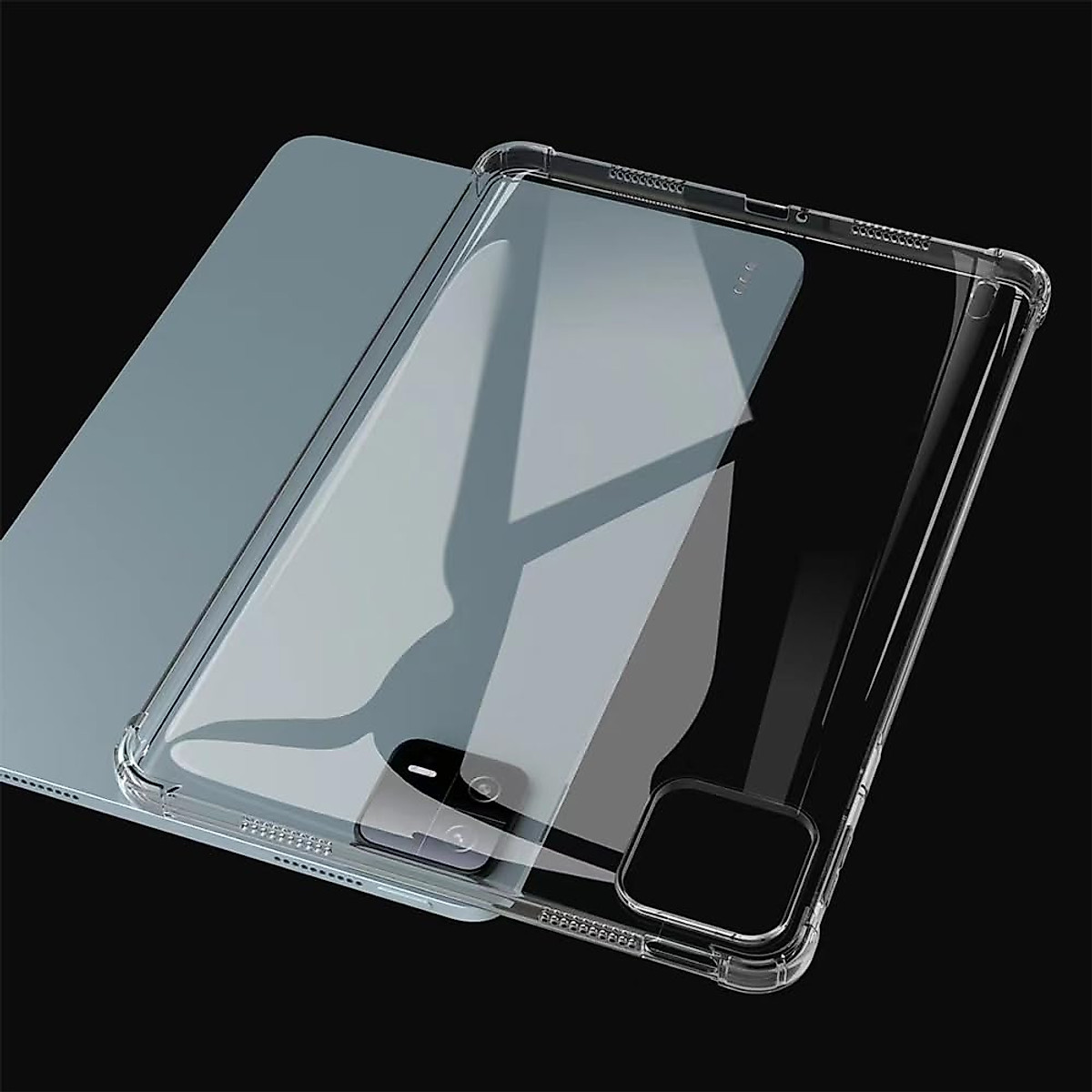 Xiedeai Case for Xiaomi Pad 6 - Shockproof Drop Soft Clear TPU Protective Shell Cover Case for Xiaomi Pad 6/Xiaomi Pad 6 Pro 11 inch Tablet 2023