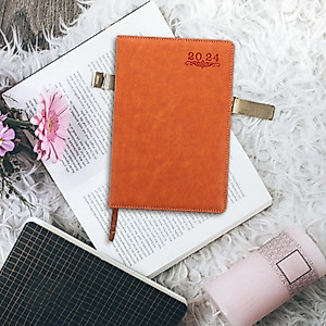 Cabilock 2024 Agenda Book Schedule Notebooks Planner for Men Multi-function Notepad Notebook for Planning Yearly Planner Notebook Schedule Notepad Calendar Book Office Multifunction