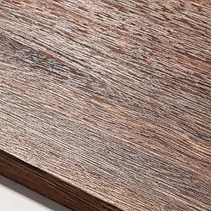 Marsmiles Wood Floating Shelves for Wall Set of 3, 17 Inch Wide Rustic Wooden Floating Shelves, Invisible Wall Mounted Display for Living Room Bedroom Kitchen Bathroom Office, Rustic Brown