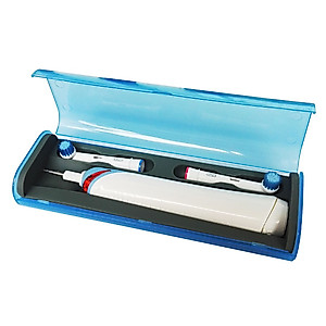 FitSand Hard Case Compatible for Oral-B Pro 1000 2000 3000 4000 Power Rechargeable Electric Toothbrush Travel Zipper Carry EVA Hard Box