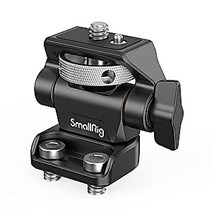 SmallRig Monitor Mount Swivel 360° and Tilt 180° Adjustable Bracket with 1/4"- 20 Screws for 5" and 7" Monitor - 2904B