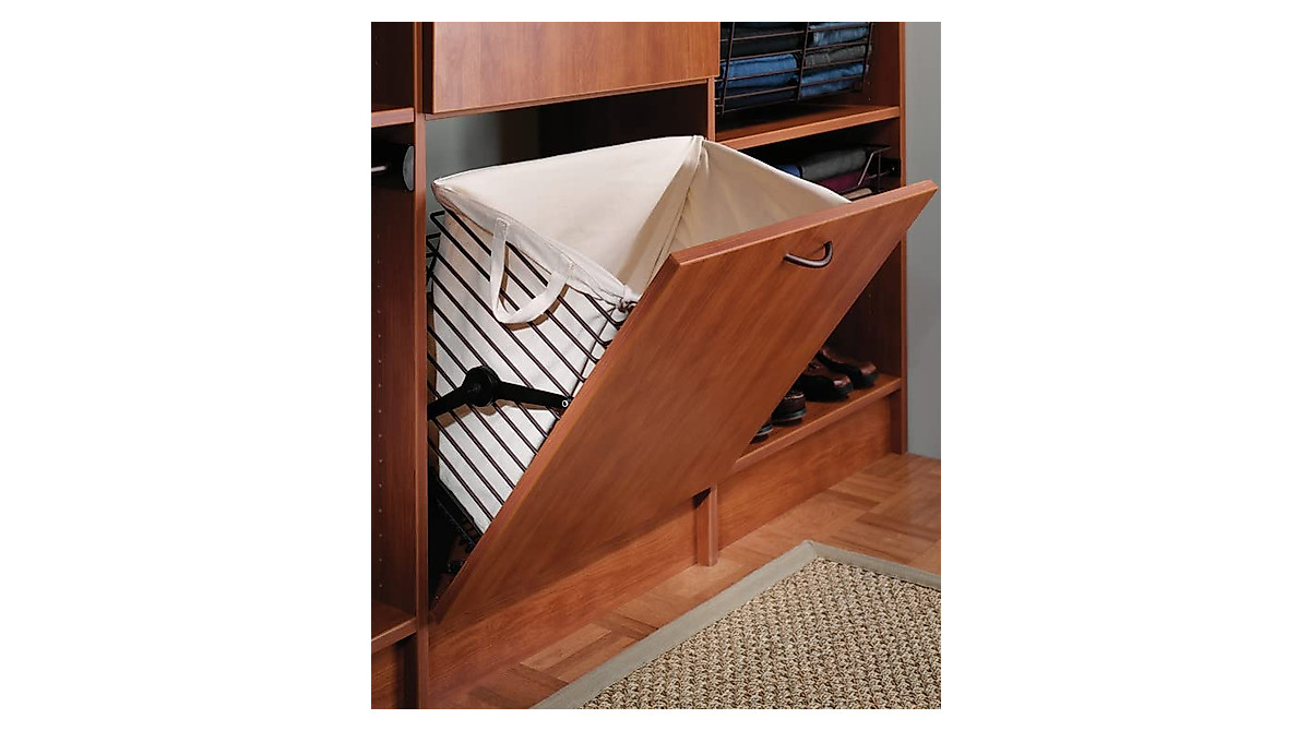 Adjustable Flap Stay Hamper Kit for Slanted Laundry