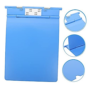 Ciieeo Case Folder Paper Folder Digital Writing Pad Office Folders Writing Paper Holder Nurse Clipboard Writing Clipboard Boards Exam Paper Base Writing Base Plate Abs Paper Pad Blue A4