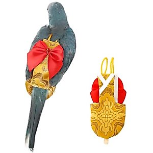 Bird Flight Suits Diapers, Parrot Flight Suits Diapers for Rosellas, Cockatiels Flight Suits, Parrot Clothes, Bird Training Nappy Suit Liners Clothes (Medium)