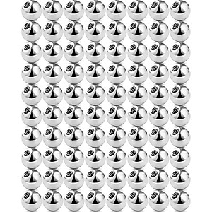 SCERRING 80PCS 16G 316L Surgical Steel Externally Threaded Replacement Balls Body Jewelry Piercing Barbell Parts For Women Men 3mm