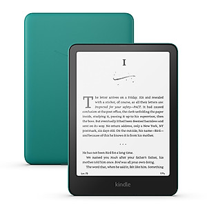 All-new Amazon Kindle Paperwhite (16 GB) – Our fastest Kindle ever, with new 7" glare-free display, and weeks of battery life – Jade + 3 Months Free Kindle Unlimited (with auto-renewal)