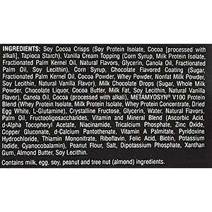 MET-Rx Big 100 Protein Bar, Meal Replacement Bar, 32G Protein, Super Cookie Crunch, 9 Bars (Pack of 1)