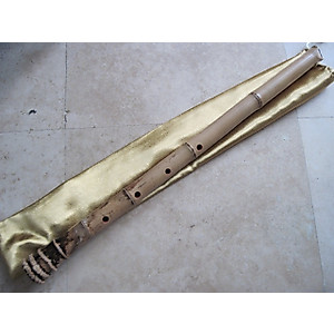 2.3 Pentatonic Shakuhachi with Root End 5 Holes Kinko Wudaguji inlet with buffalo horn flake- Traditional Zen Instrument