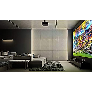 Optoma UHD51ALV True 4K UHD Smart Projector with HDR | Super Bright 3,000 Lumens | HDR10 | Works with Alexa and Google Assistant | Voice Command to Activate Projector | USB Media Streamer