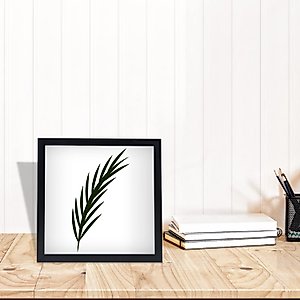 NAOKBOEE 9x9 Picture Frame in Black - Horizontal and Vertical Formats for Wall and Tabletop - Photo Frames with Shatter Resistant Plexiglass