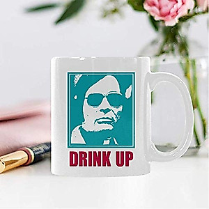 WECE Mug|Drink Up Mug Funny Coffee Mug Tea Cup|11 ounce