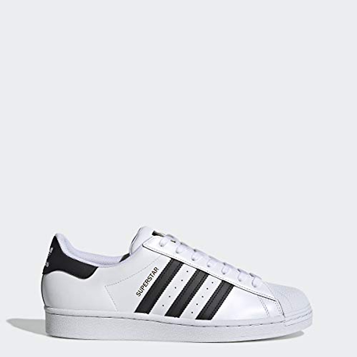 adidas Originals Men's Superstar Sneaker, White/Black/White, 9