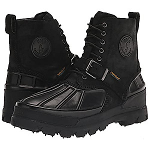 Polo Ralph Lauren Men's Oslo Waterproof Boots, Black, 13 Medium US