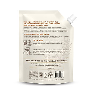 Soapbox Liquid Hand Soap Refill, Coconut Milk & Sandalwood | Vegan, Paraben Free, Moisturizing, Natural Hand Wash Refill for Kitchen and Bathroom, 64oz Half Gallon Refill (Pack of 1)