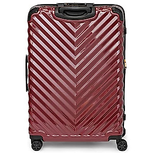 Karl Lagerfeld Paris Women's Suitcase Spinner Wheels Hardside, Burgundy, One Size