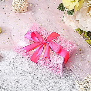 Ezek 20pcs Clear Pillow Gift Boxes 5 x 4.1 x 1.6 inches Transparent Container for Present Ornaments Jewelry Accessories Flowers Christmas Wedding Birthday Party Baby Shower Favors.