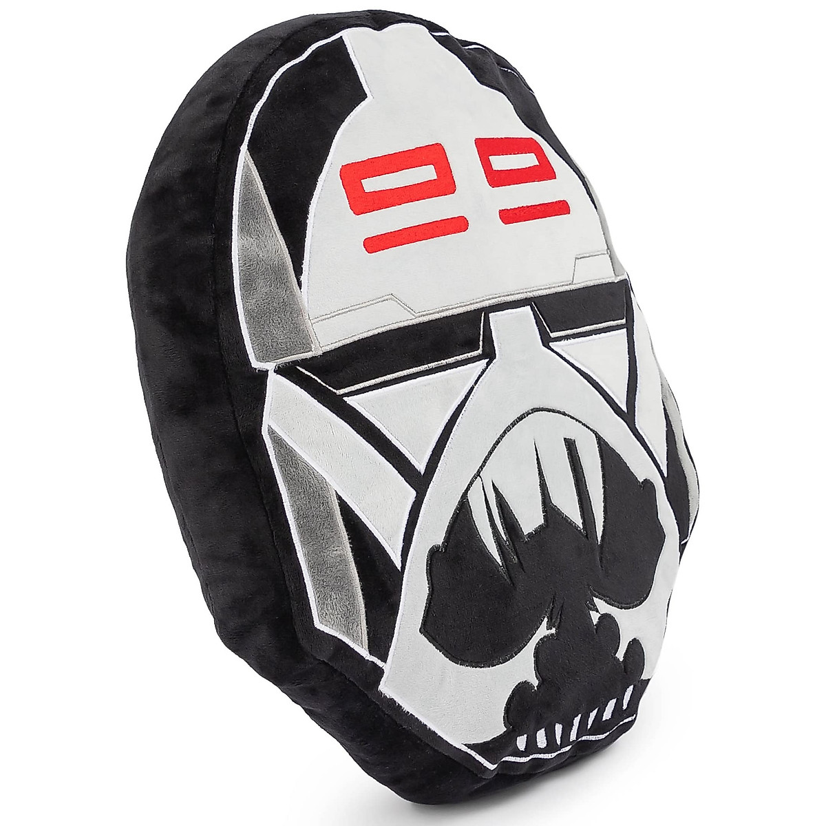 Jay Franco Star Wars The Bad Batch Echo Shaped Decorative Pillow - Kids Super Soft Throw Plush Pillow - Measures 16 inches (Official Star Wars Product)