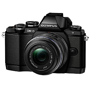 Olympus OM-D E-M10 Mirrorless Digital Camera with 14-42mm F3.5-5.6 Lens (Black)