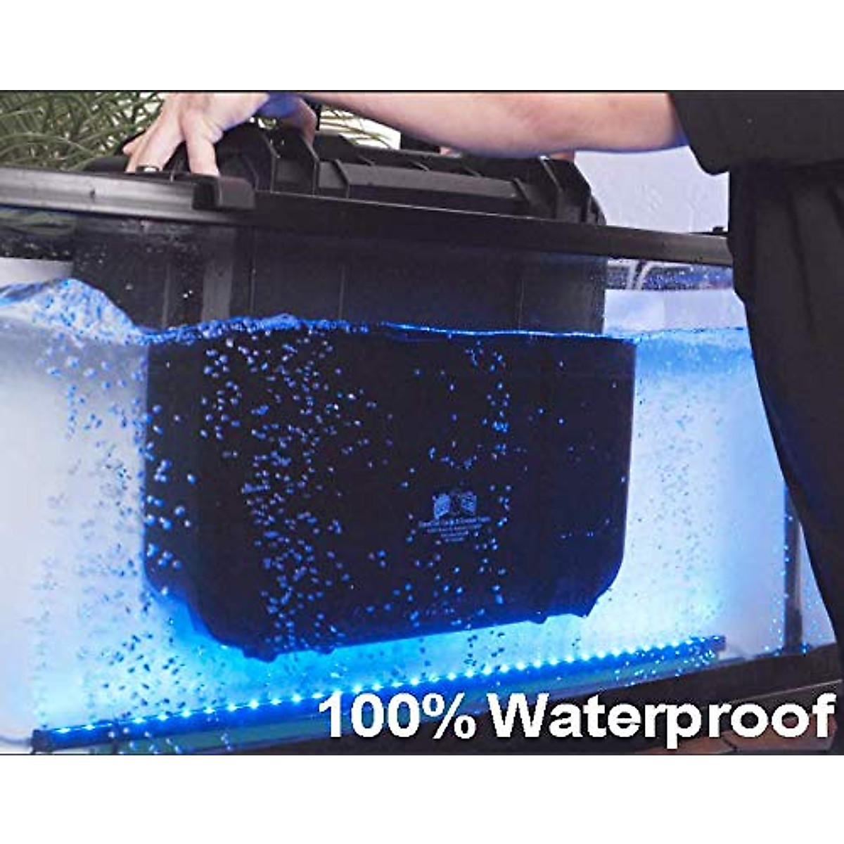 Case Club Waterproof Gaming Station to fit Xbox One X/S. Portable Gaming Station with Built-in Monitor & Storage for Controllers & Games, Gen 2