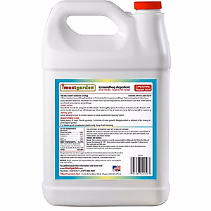 I Must Garden Groundhog/Woodchuck Repellent 1 Gallon Ready-to-Use Refill: All Natural Spray for Gardens, Plants, and Lawns – Pleasant Scent