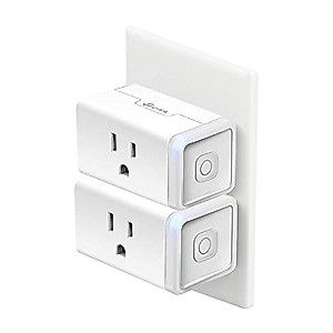 Kasa Smart WiFi Plug Mini by TP-Link – Smart Plug, No Hub Required, Works with Alexa and Google (HS105 KIT)