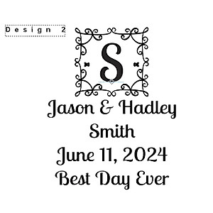 Personalized Floating Candle Unity Set, Perfect for Wedding, Anniversary, or Other Special Keepsake Event. Customize Design, Names, Date, and Saying. Design 3 Pictured