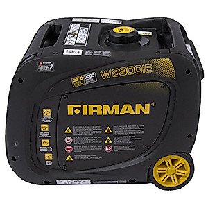 Firman W03081 3300/3000 Watt Recoil Start Gas Portable Generator cETL and CARB Certified