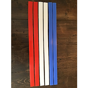 Set of 3-100% Silicone Measuring Dough Strips/Perfection Sticks/Rolling Pin Guides/Dough Guides/Pastry Ruler, Length 18 inches/3 Sizes