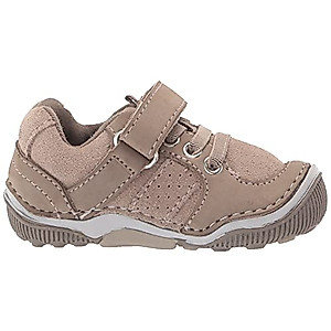 Stride Rite Kids SRTech Wes Casual Sneaker, Taupe, 6.5 Wide US Unisex Toddler
