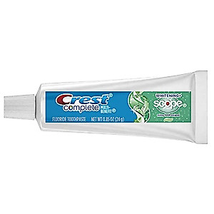 Crest Complete Whitening Scope Minty Toothpaste, Travel Size 0.85 Oz, (24g) - Pack of 4