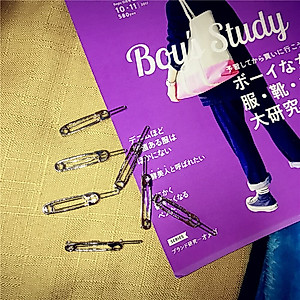 Gothic Hair Pin Set - 12 Pack Alt Hair Accessories for Goth Style