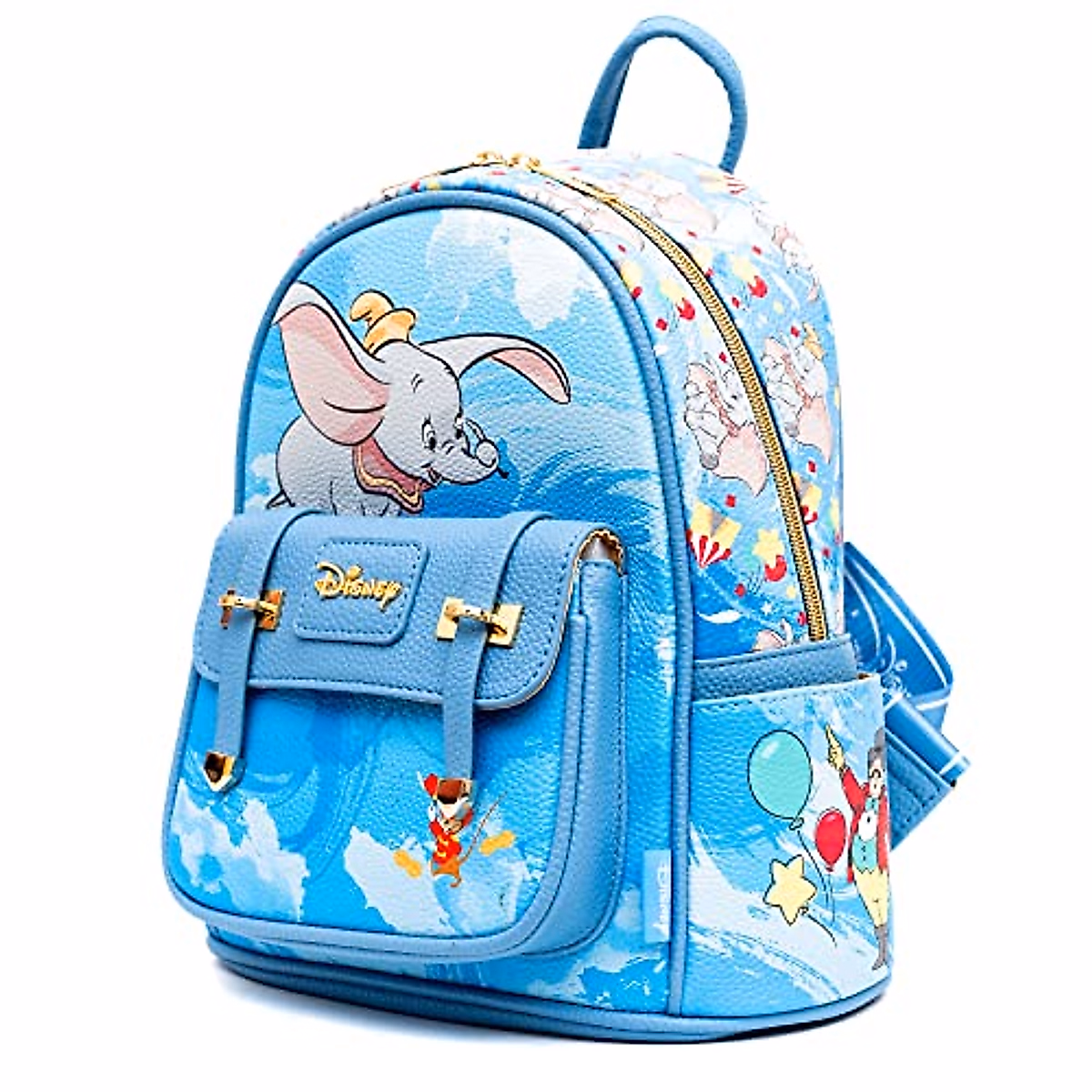 Wondapop Disney Dumbo 11" Vegan Leather Fashion Mini Backpack