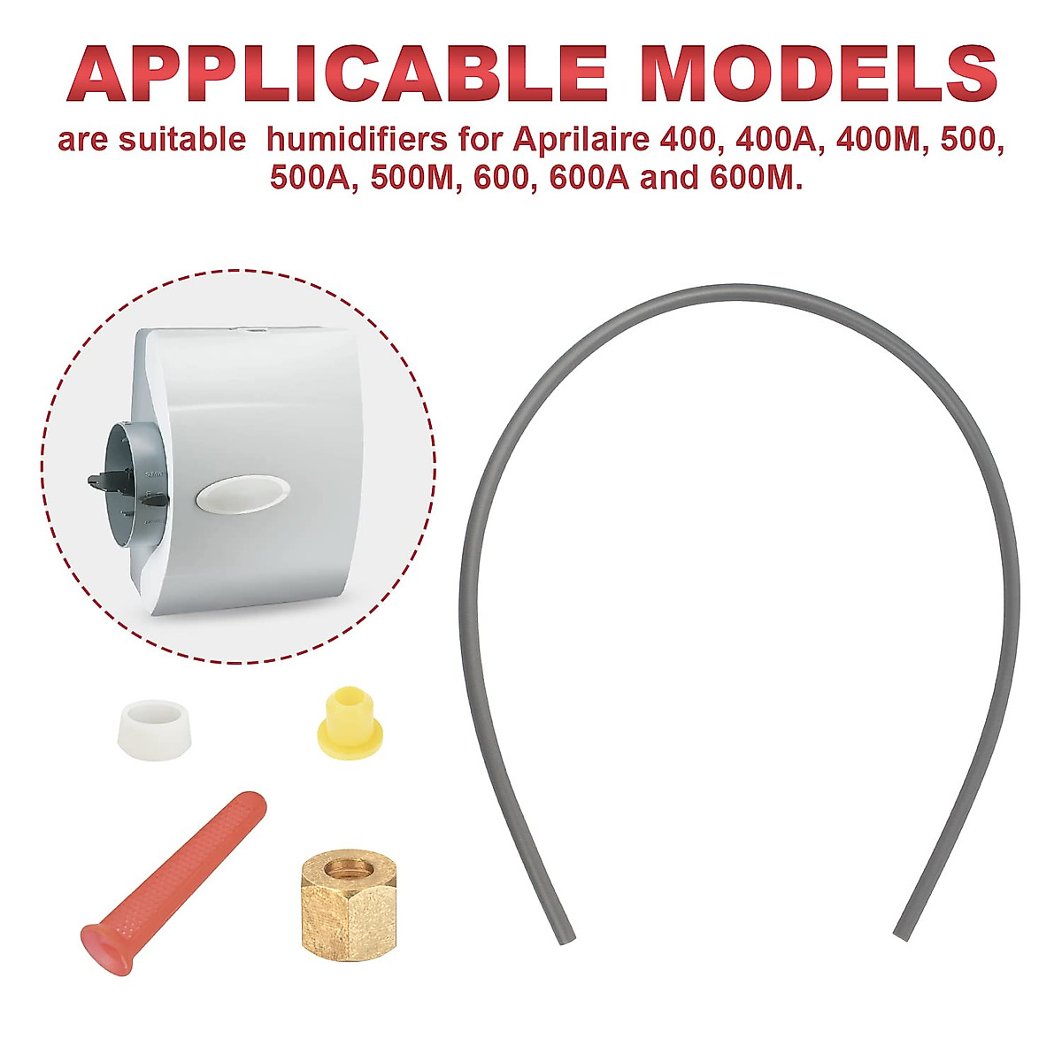 Replacement Humidifier Parts Feeding Tube Supplies Humidifier Feed Tube Assembly Model 4335 for fit Aprilaire 400&500&600