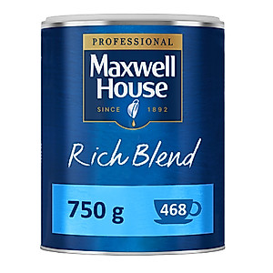 Maxwell House Instant Coffee Granules Rich Blend Tin 750G Ref A03126