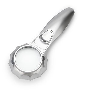 Rongon Magnifying Glass with Light Handheld Reading Magnifier Umbrella Shape with 6 LED Lights HD Reading Magnifying Lens Loupe (7X)