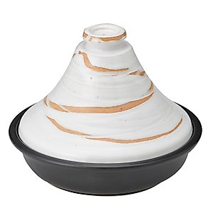 Yokkaichi 6-12773 Banko Ware Direct Flame and Microwave Compatible, Hagiglaze, Tagine Pot No. 9