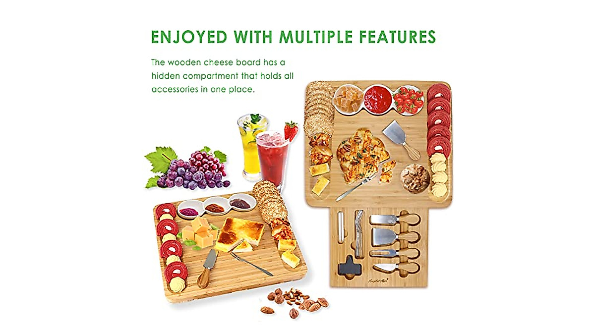 Angela&Alex Cheese Board – Perfect Gift for Foodies