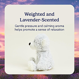 warmies Microwavable & Weighted Stuffed Animals, Feel Better Bear - Heated Stuffed Animal Plushie for Warmth & Comfort - Cute Soft Plush Toys for Adults & Children (Boys, Girls, Babies & Toddlers)