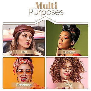 MYKURS Wig Grip for Keeping Wig in Place, Non Slip Wig Headbands, Wig Bands to Secure Wig, 4 PCS