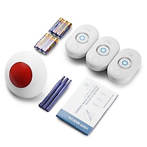 Airthereal Water Leak Detector 3-Pack with WiFi Gateway, Water Alarm Sensor with 0-120dB 4-Level Adjustable Alarm, Leak and Drip Alert with App Alerts for Home, Basement (Not Support 5G WiFi)