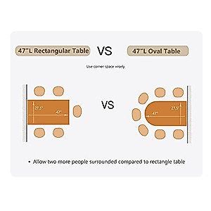 SUSUO Modern 5Ft Brwon Tempered Glass Oval Dining Table Pedestal Kitchen Table, Stylish Kitchen Dining Room Furniture, 63" L x 31.5" W x 29.5" H