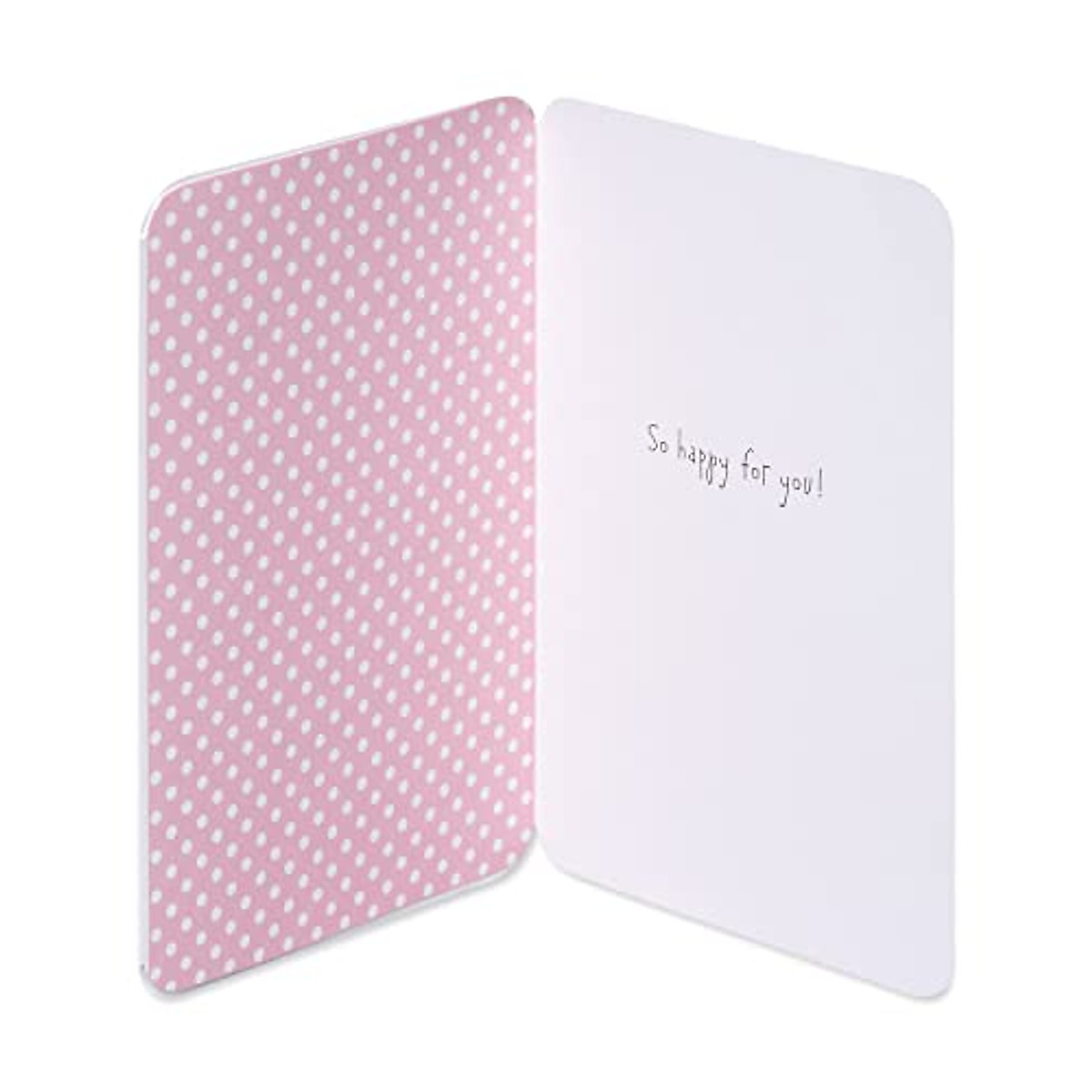 American Greetings New Baby Girl Card (Bear with Balloon)