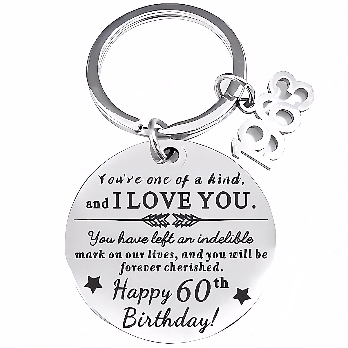 beststar 60th Birthday Gifts: Picture Keychain, Exceptional Among 60th Birthday Gifts for Women, Happy 60th Birthday Gifts for Women, Perfect 60 Birthday Gifts for Men, Great 60th Birthday Favors