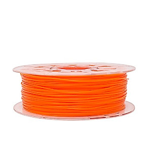 Gizmo Dorks 1.75mm PLA Filament 1kg / 2.2lb for 3D Printers, Fluorescent Orange (UV Light)