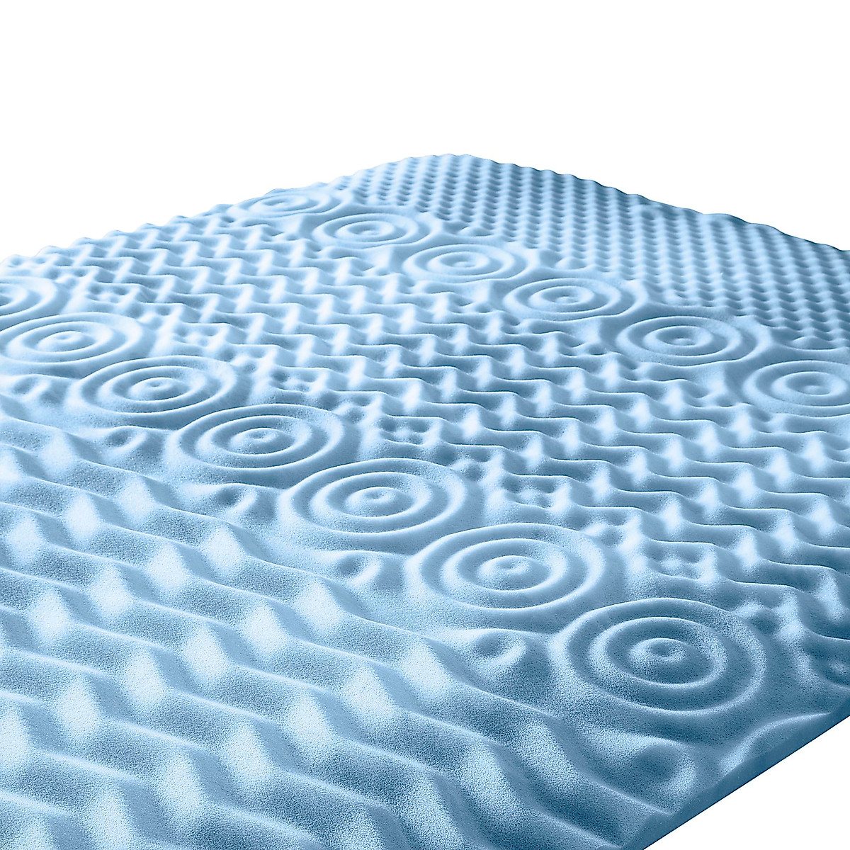 Serta Comfort Zone Cooling Memory Foam Mattress Topper, 1.5 Inch, Twin