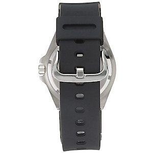 Casio Men's Stainless Steel Quartz Watch with Resin Strap, Black, 26 (Model: MDV-106B-1A2VCF)