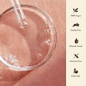 VEGAMOUR GRO Hair Serum for Thicker, Visibly Longer Hair - Vegan Hair Growth Serum Designed for Thinning Hair & Hair Loss