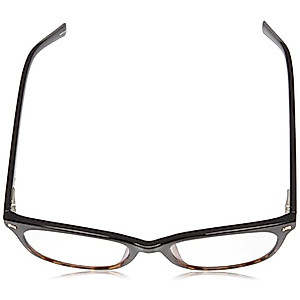 Kate Spade New York Women's Keadra Square Reading Glasses, BLK HAVAN, 51 mm + 2.5
